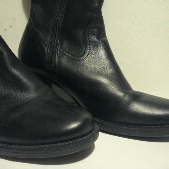Ecco | Shoes | Ecco Hope Black Knee High Boots | Poshmark